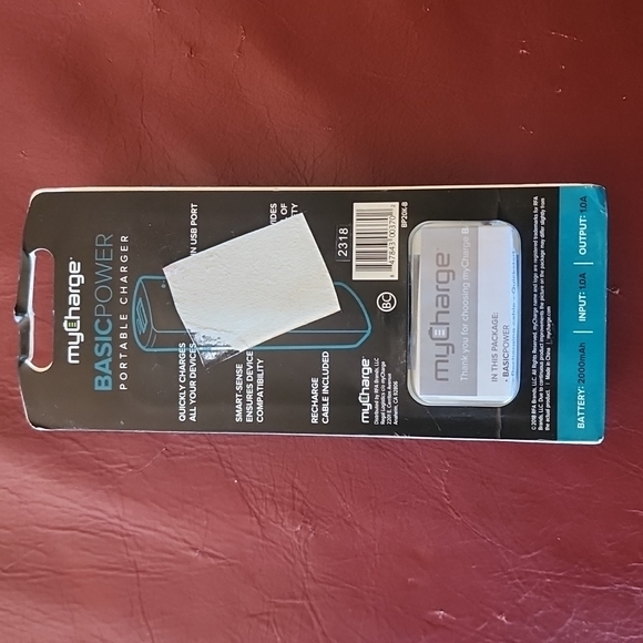 myCharge | Cell Phones & Accessories | Nib Mycharge Basic Power ...